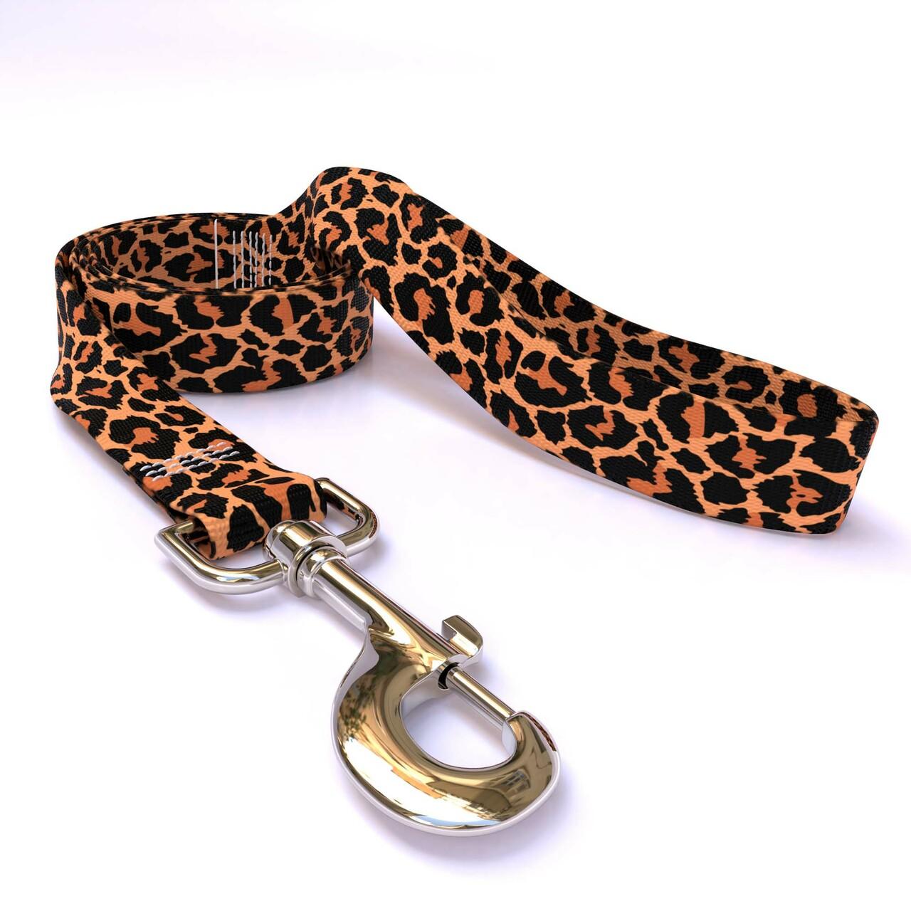 Leopard Skin Dog Leash by Yellow Dog Design